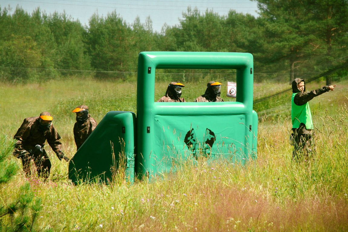 Airbunker Tactical W - INFLATABLE BUNKERS FOR PAINTBALL AND LASER TAG