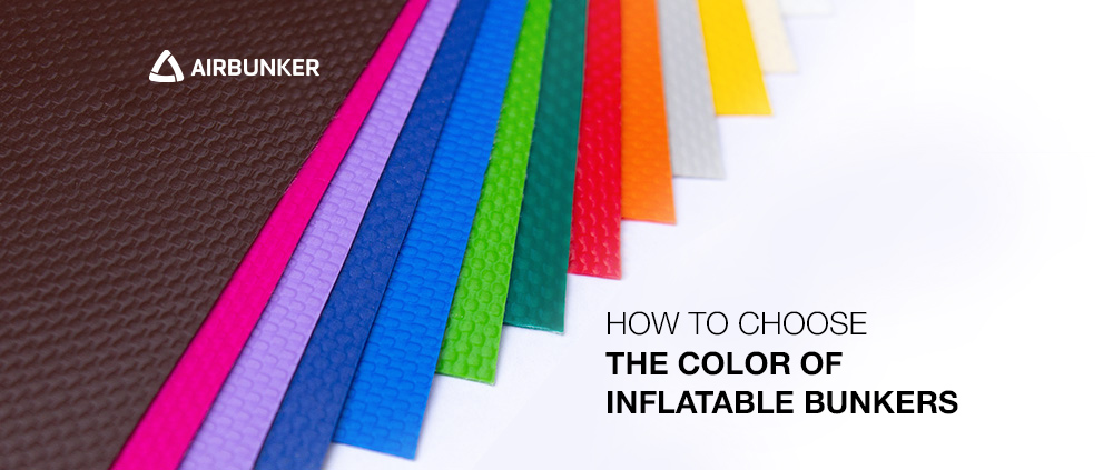 HOW TO CHOOSE THE COLOR OF INFLATABLE BUNKERS - INFLATABLE BUNKERS FOR ...